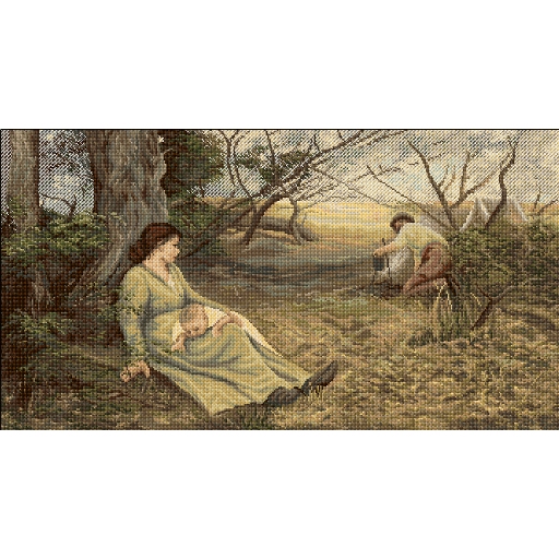Wallaby Track counted cross stitch kit or chart by Fiona Jude - The ...