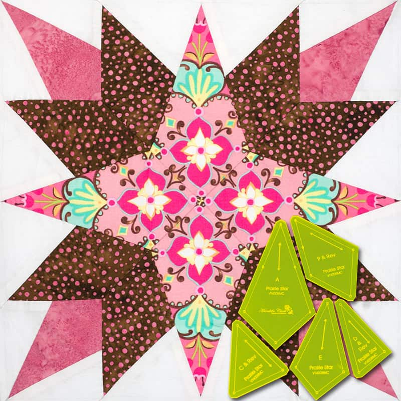 Matilda's Own Prairie Star patchwork template set by Meredithe Clark ...