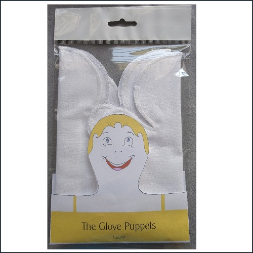 Glove Puppets, pack of 4 plain white blank hand puppets. - The ...