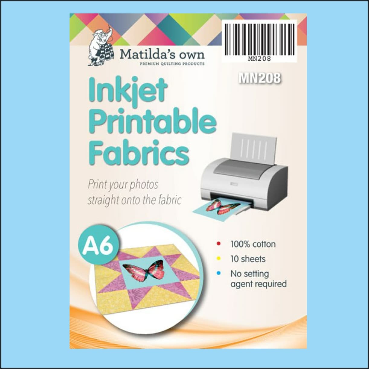 Inkjet Printable Fabric by Matilda's own A6 - The Craftshops Mall