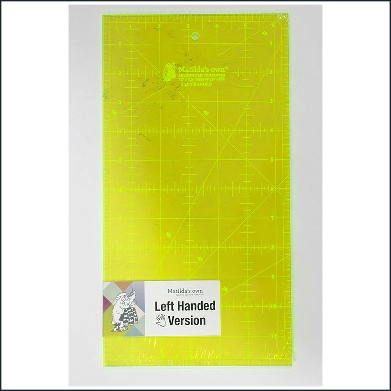 Matilda's Own Left Handed Imperial Ruler 12 x 6.5 inch - The Craftshops ...