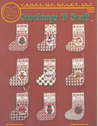 Stockings N Stuff a booklet of 9 stocking cross stitch charts - The ...