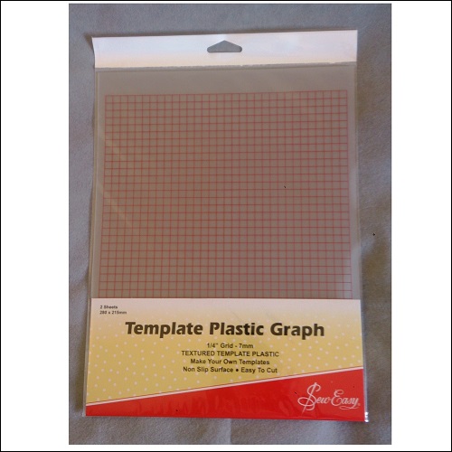 Sew Easy Template Plastic with printed grid - The Craftshops Mall